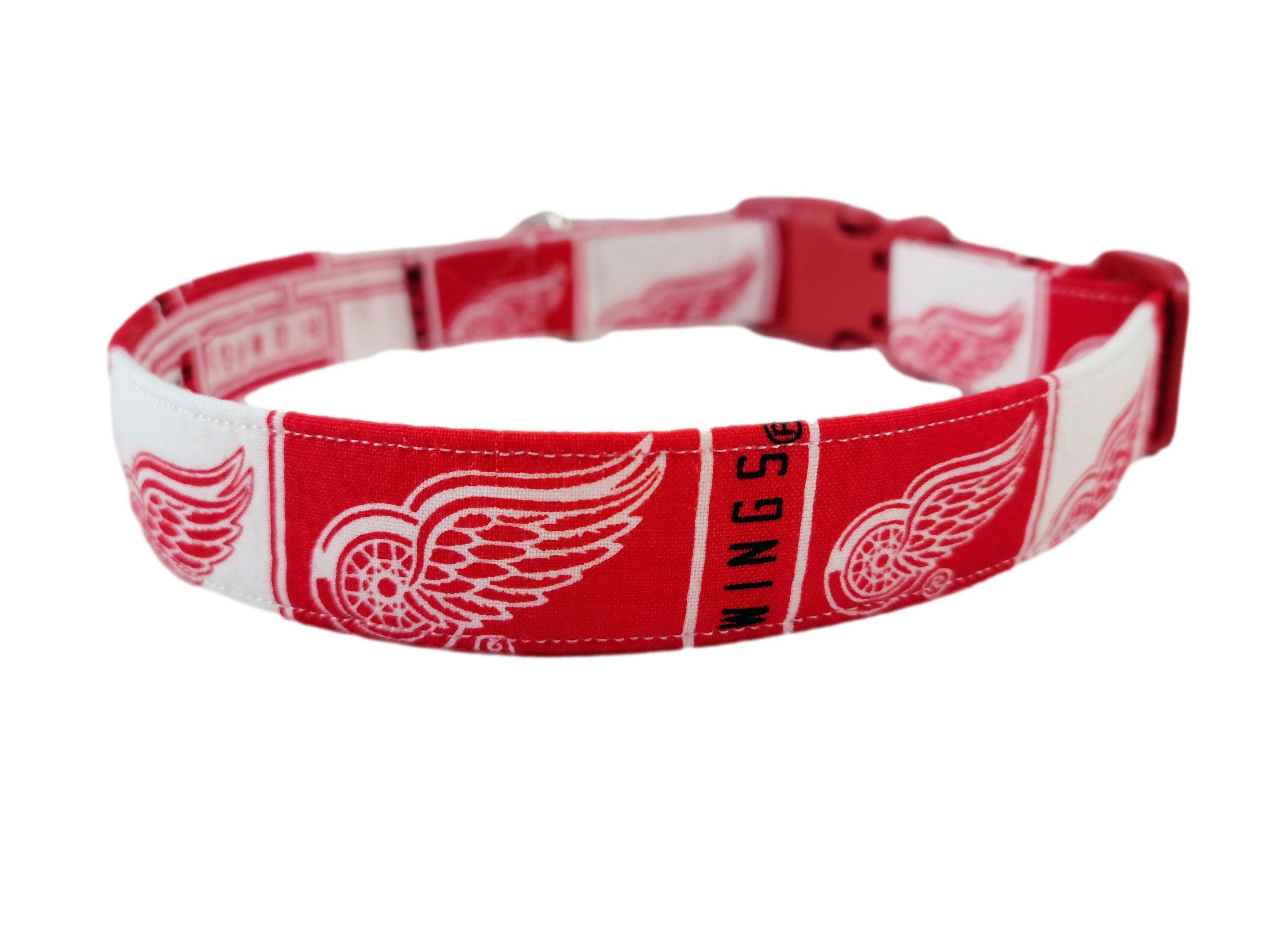 NHL Detroit Red Wings Collar Red Wings Dog Collar - Etsy