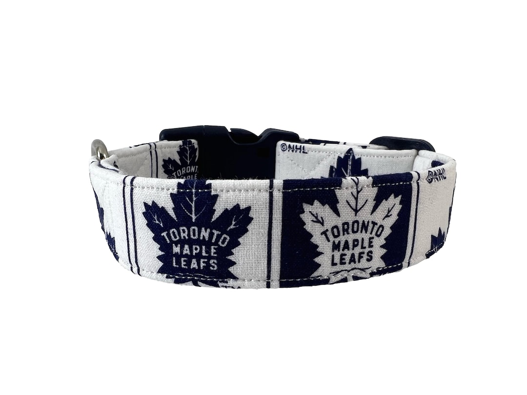 NHL Toronto Maple Leafs Collar, Leafs Dog Collar, Personalized Collar ...