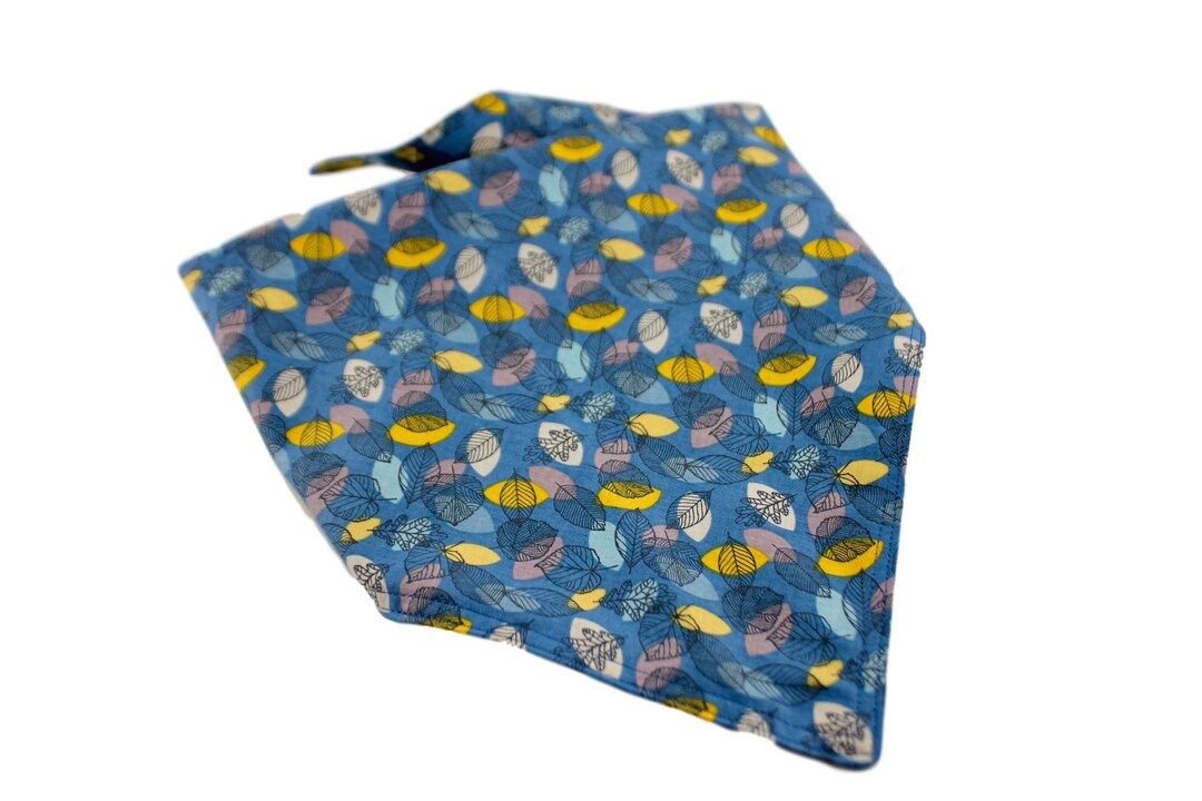 Falling Leaves Bandana, Pet Bandana, Fall Bandana, Holiday Dog Bandana ...