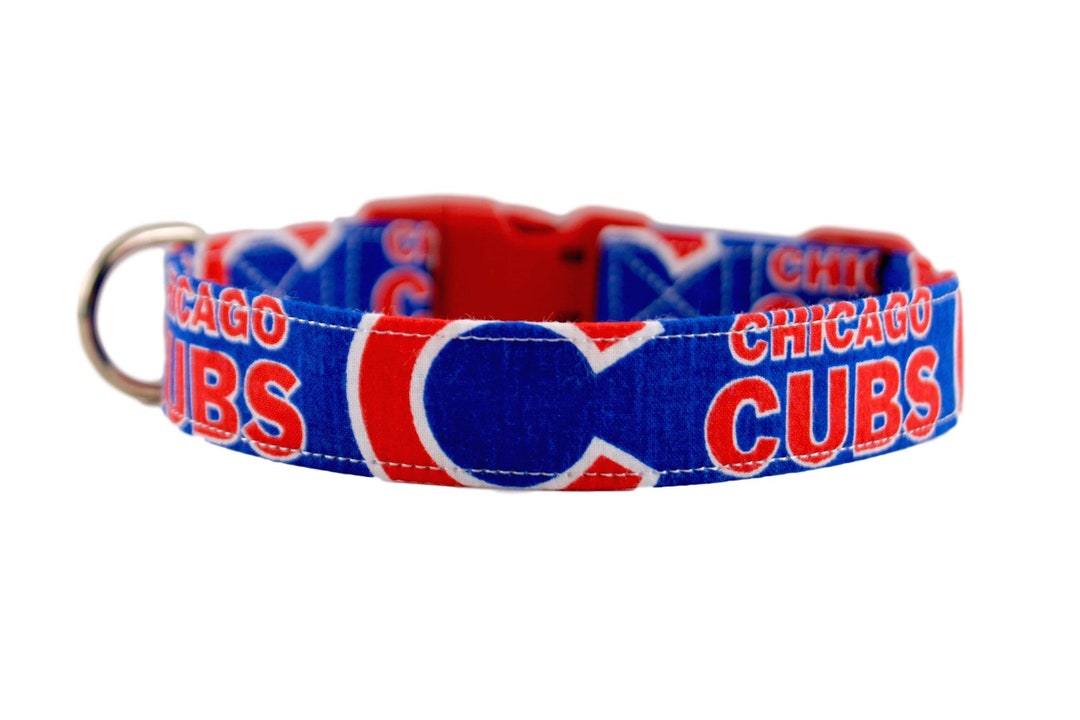 MLB Chicago Cubs Collar, Cubs Dog Collar, Personalized Collar ...