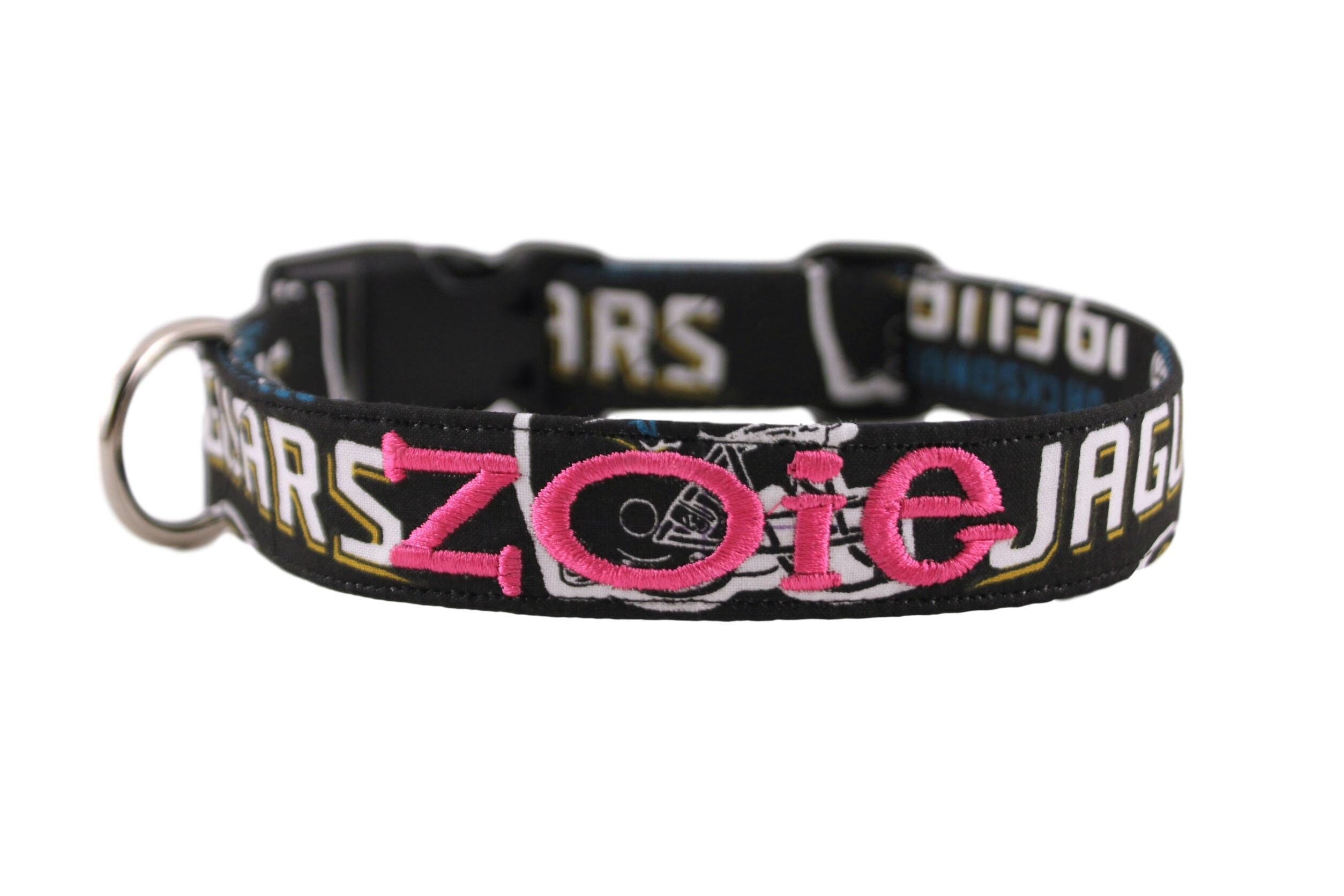 NFL Jacksonville Jaguars Collar Jags Dog Collar Personalized - Etsy