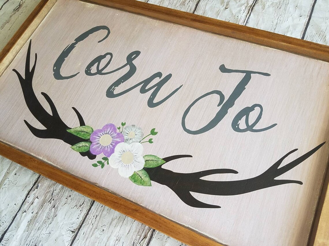 Personalized Name Sign Custom Baby Shower Gift New Baby - Etsy