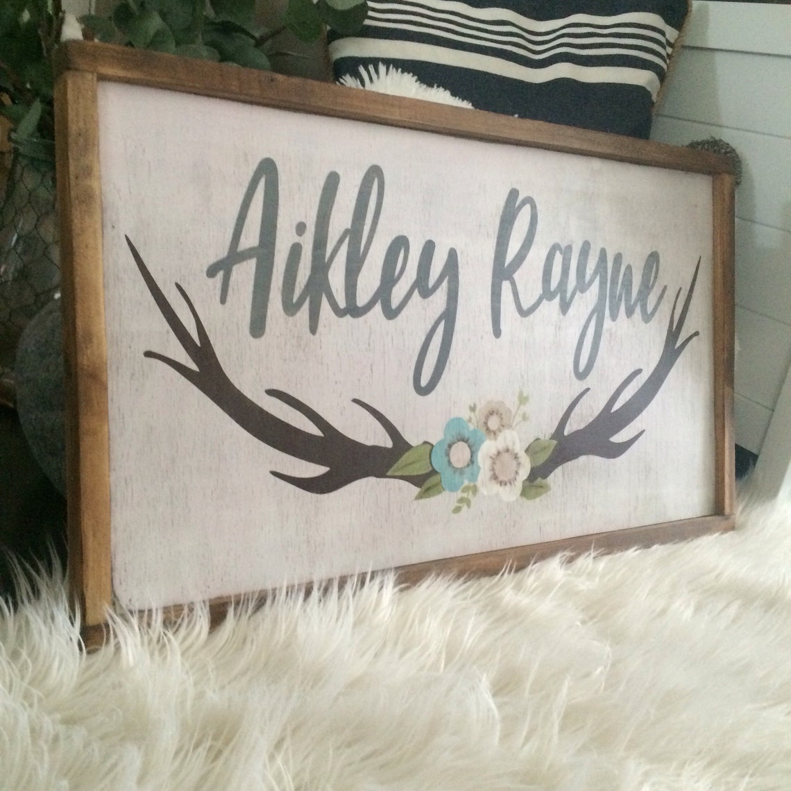 Personalized Name Sign Custom Baby Shower Gift New Baby - Etsy