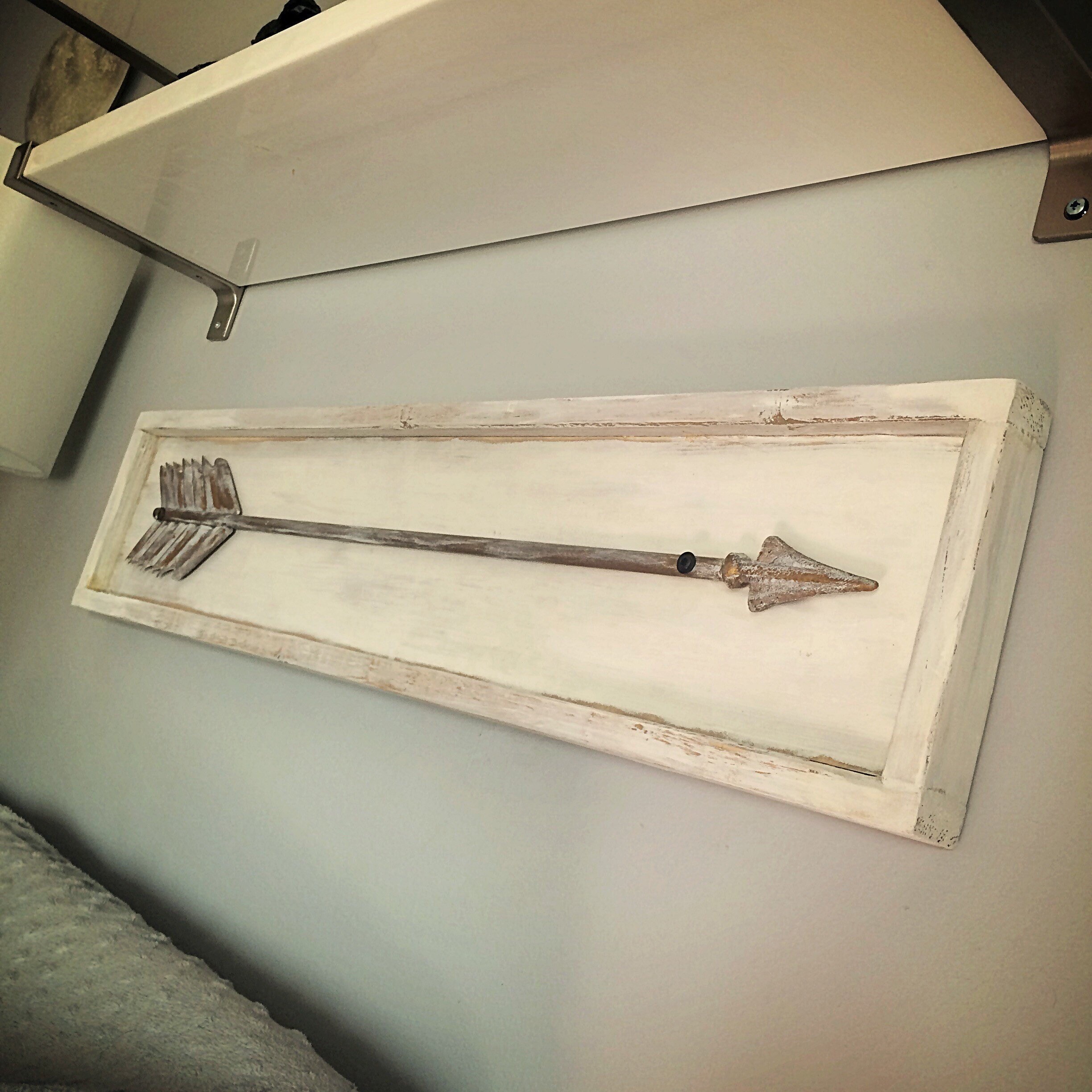 Framed Metal Arrow Sign Tribal Arrow Arrow Decor Arrow - Etsy