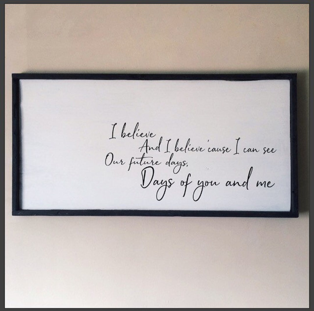 Pearl Jam | Future Days | Wood Sign | Anniversary Gift | Modern ...