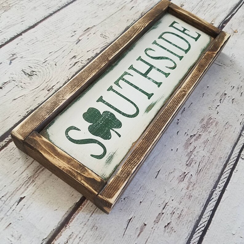 SOUTHSIDE Chicago Sign Southie MA Sign Massachusetts - Etsy