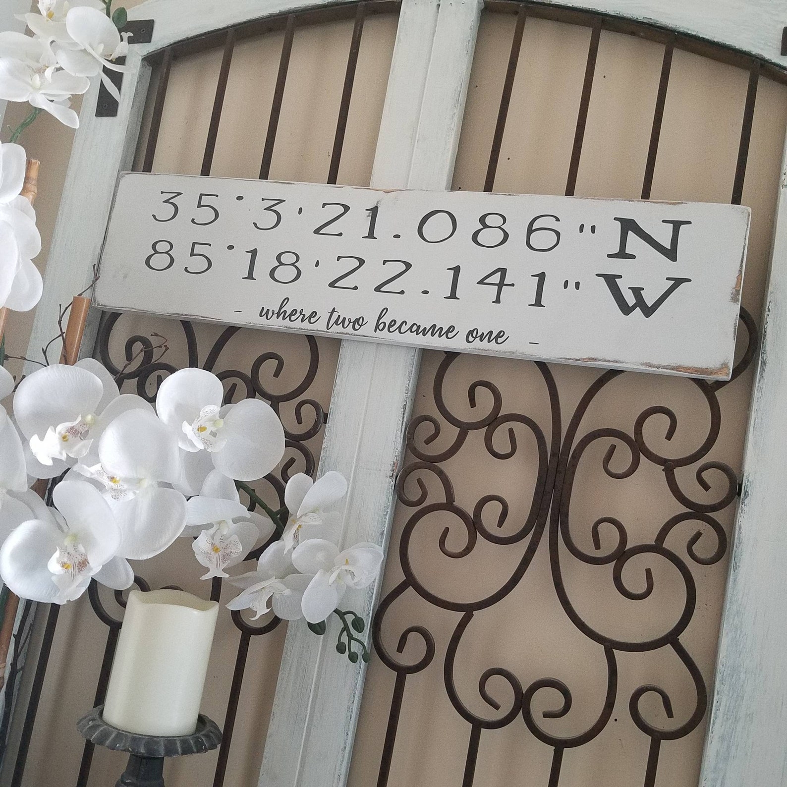 Custom Wood Sign Location Sign GPS Sign Lat Long Sign - Etsy