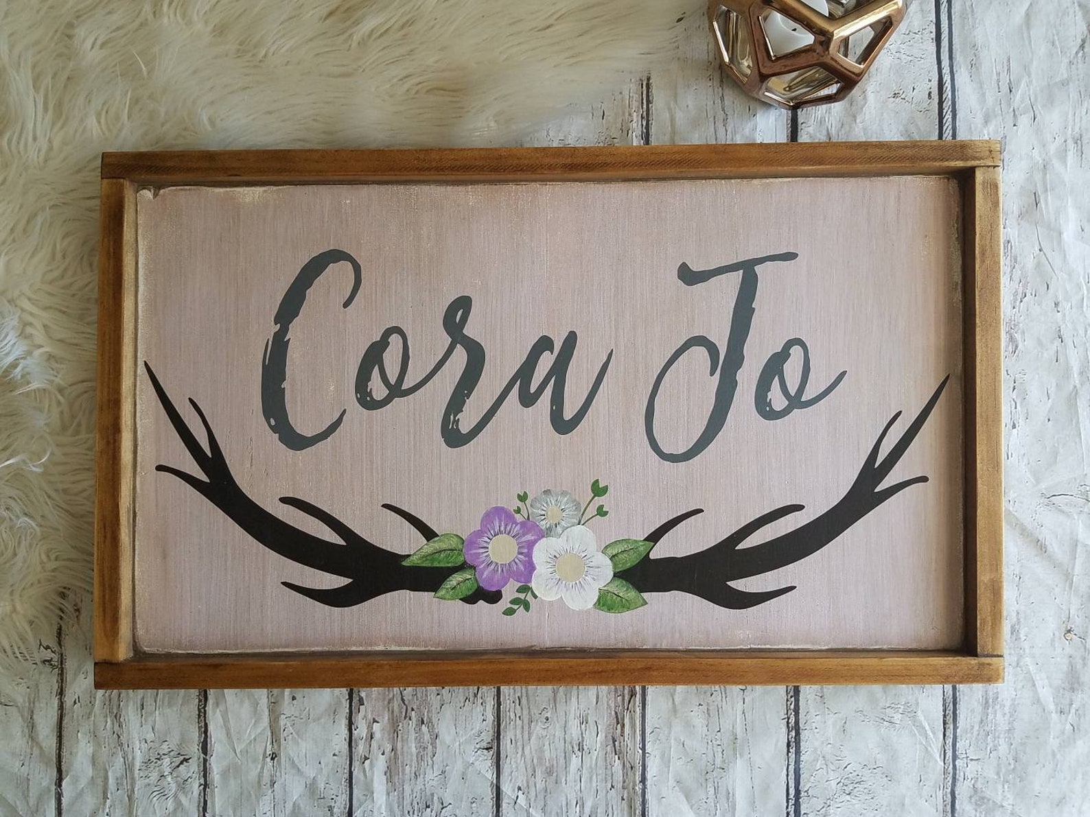 Personalized Name Sign Custom Baby Shower Gift New Baby - Etsy