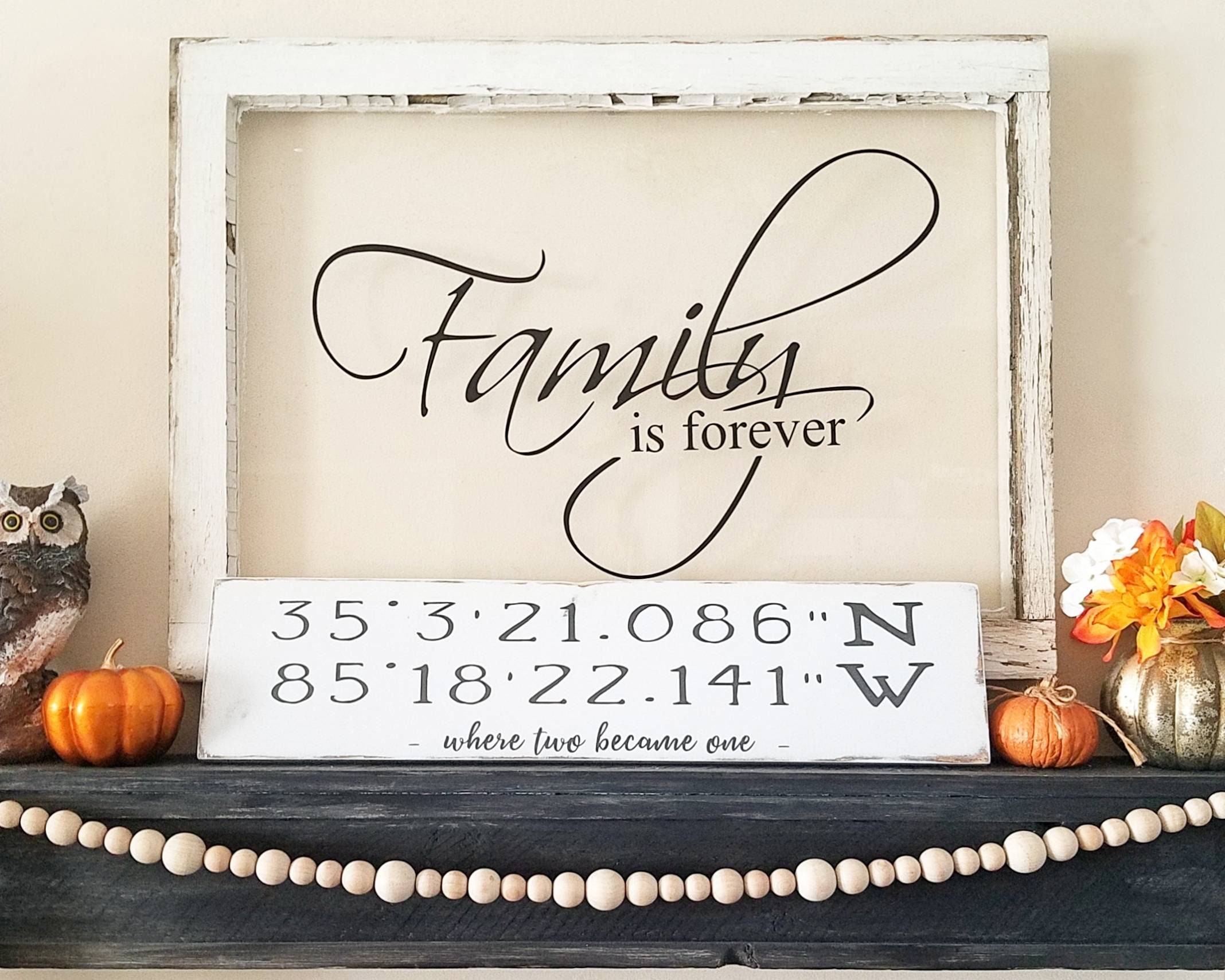 Custom Wood Sign Location Sign GPS Sign Lat Long Sign - Etsy