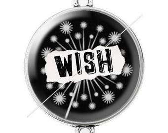 Winged Wish Bug Handmade Plushie with silver dandelion