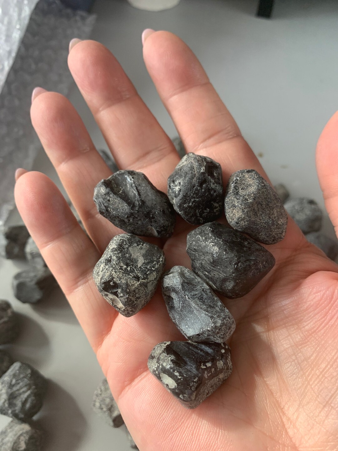 Raw Apache Tears Obsidian Crystal Stone Direct From Miner Arizona ...