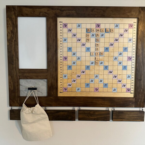 Wall Scrabble Board - Etsy