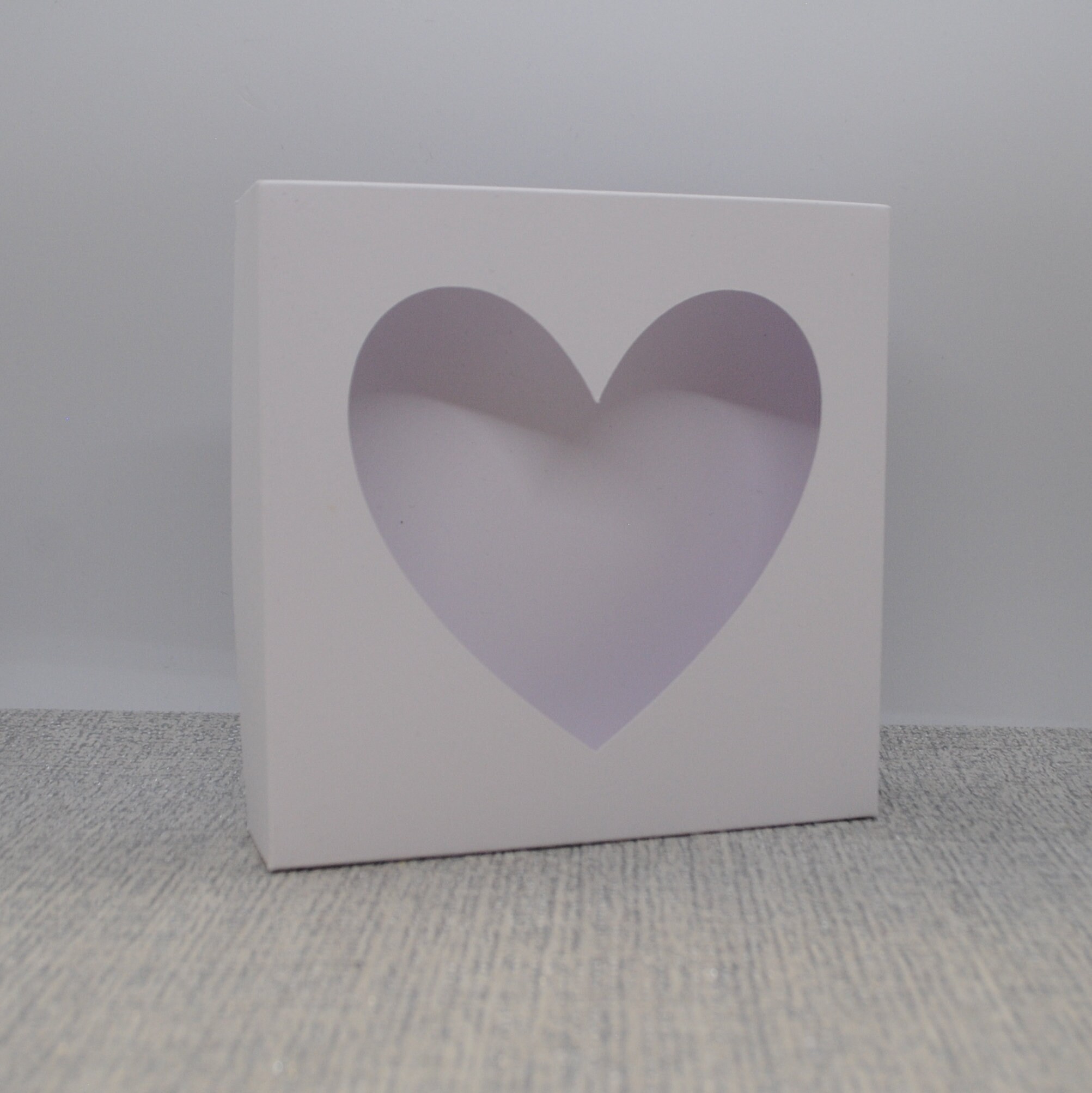 Stylish White Heart Shaped Gift Box Great for all Personalise | Etsy