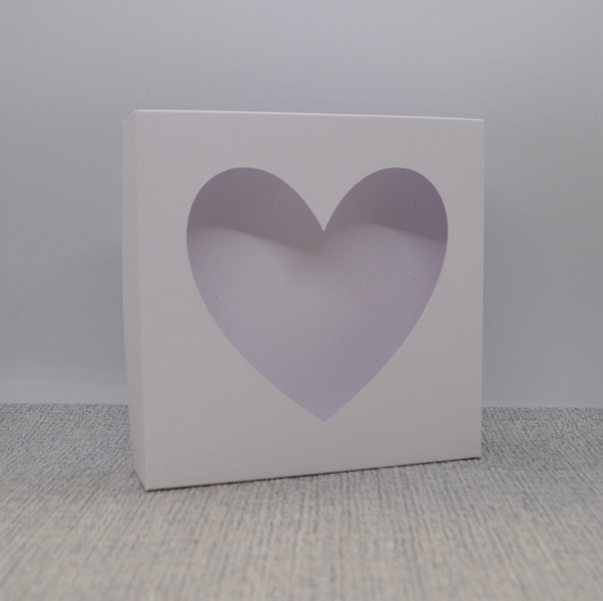 Stylish White Heart Shaped Gift Box Great for all Personalise | Etsy