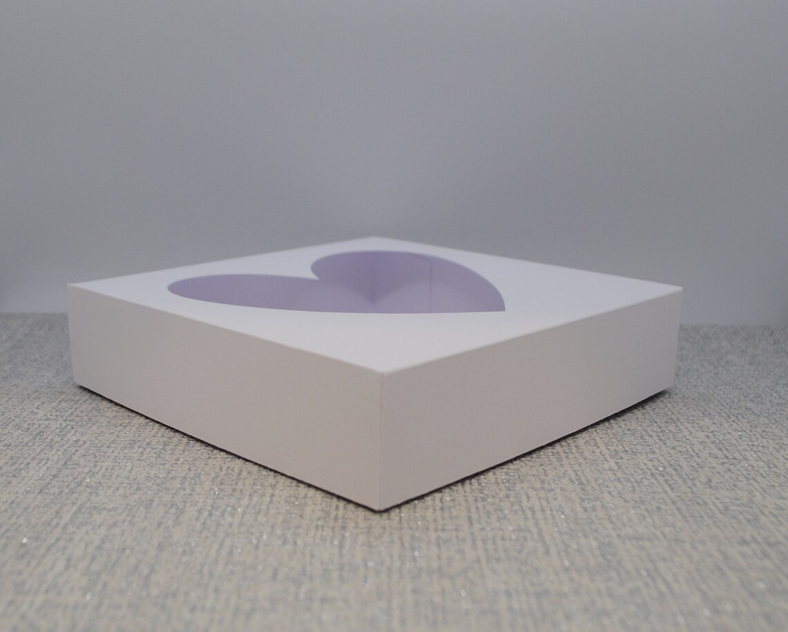 Stylish White Heart Shaped Gift Box Great for all Personalise | Etsy