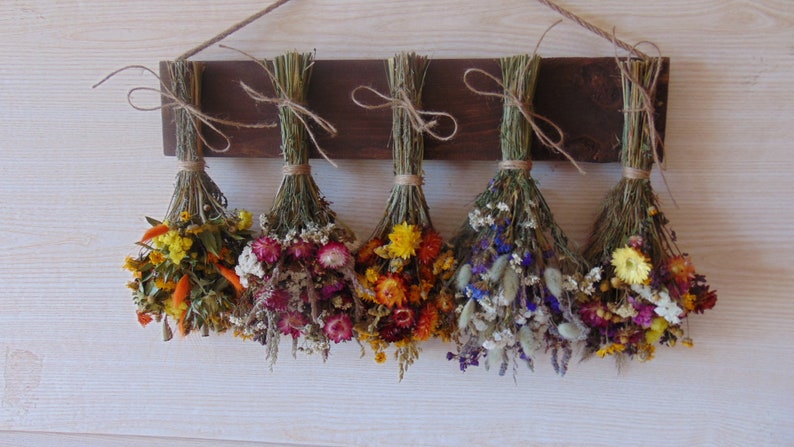 Dried Flower Rack Herb Rack Rack for Dried Flowers Country | Etsy