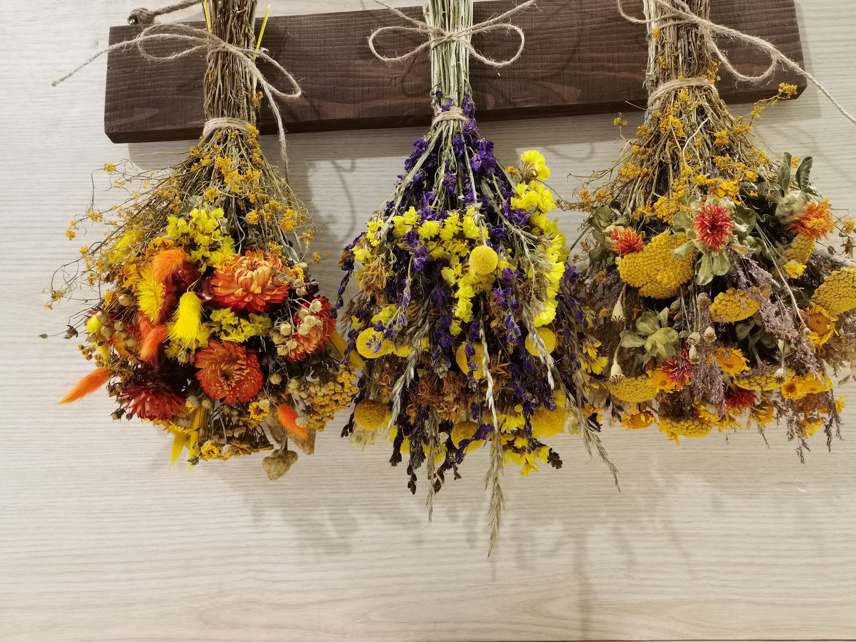 Dried Flower Rack Herb Rack Rack for Dried Flowers Country | Etsy