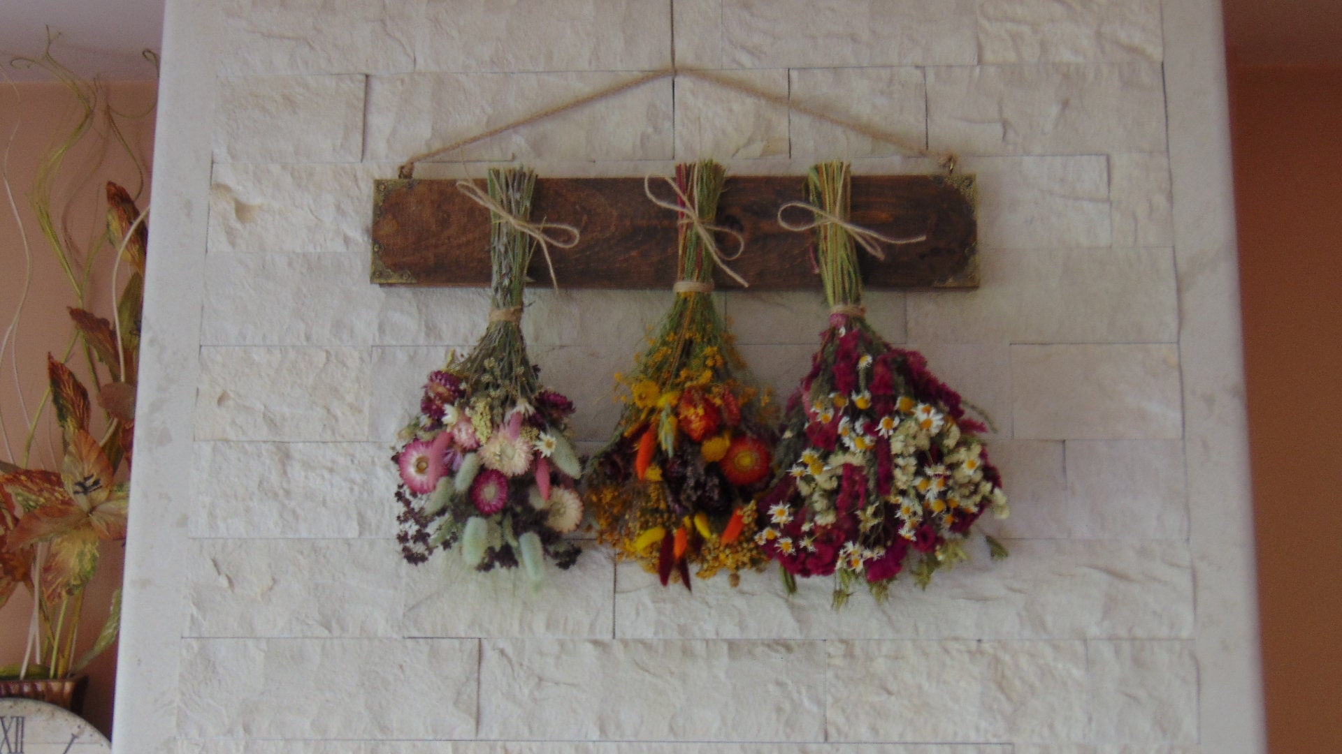 Dried Flower Rack Herb Rack Rack for Dried Flowers Country | Etsy