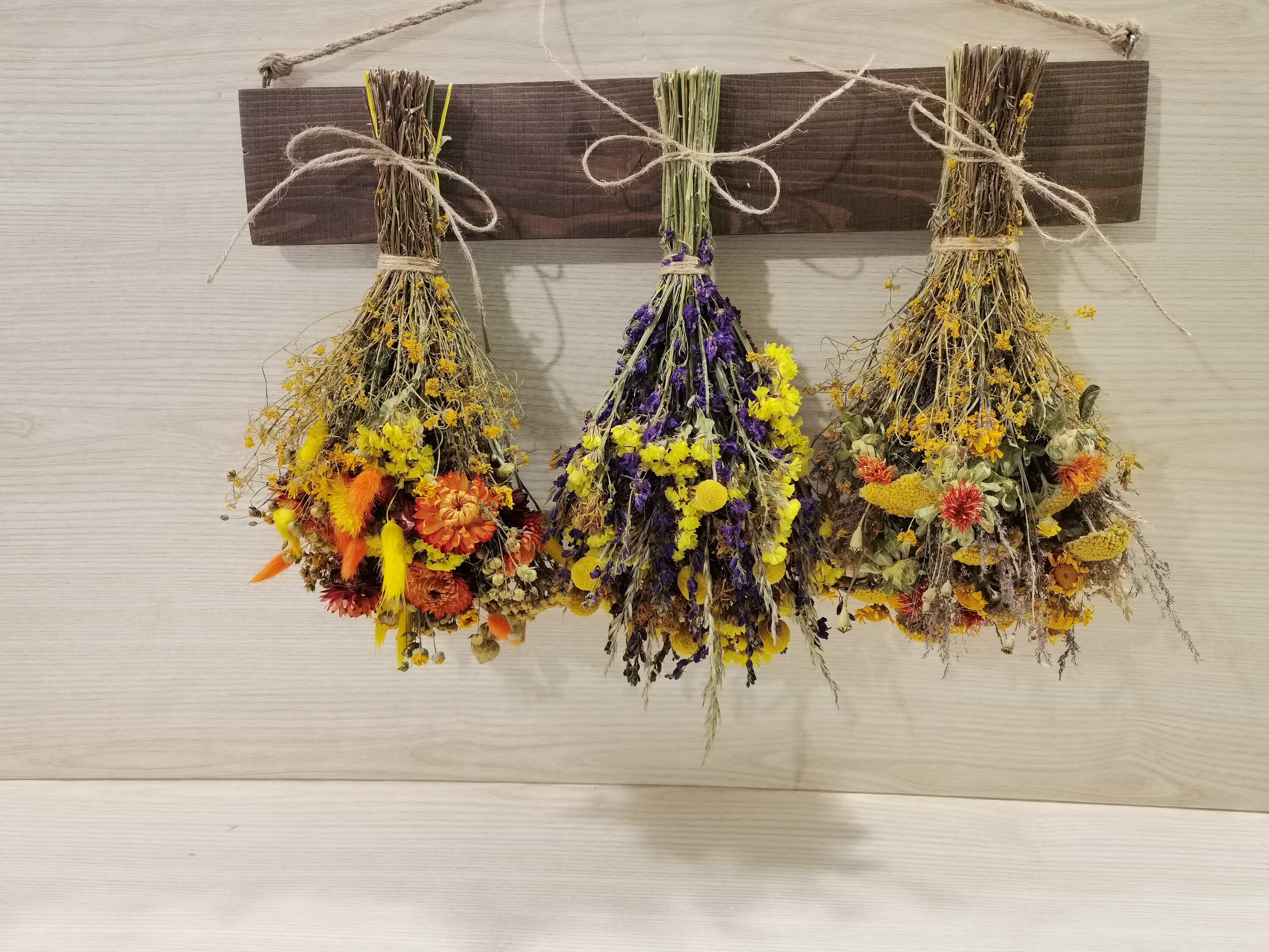 Dried Flower Rack Herb Rack Rack for Dried Flowers Country | Etsy