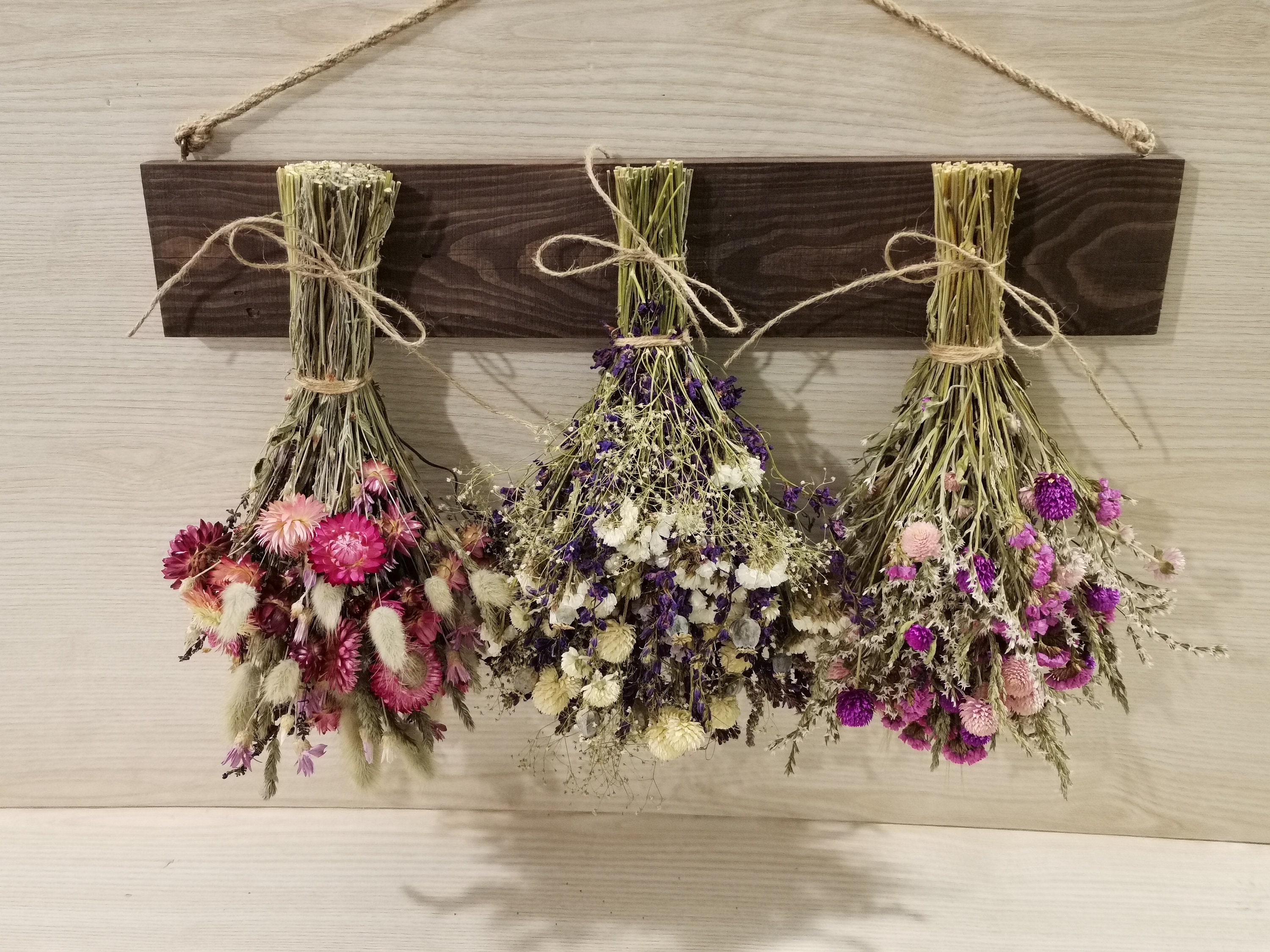 Dried Flower Rack Herb Rack Rack for Dried Flowers Country | Etsy