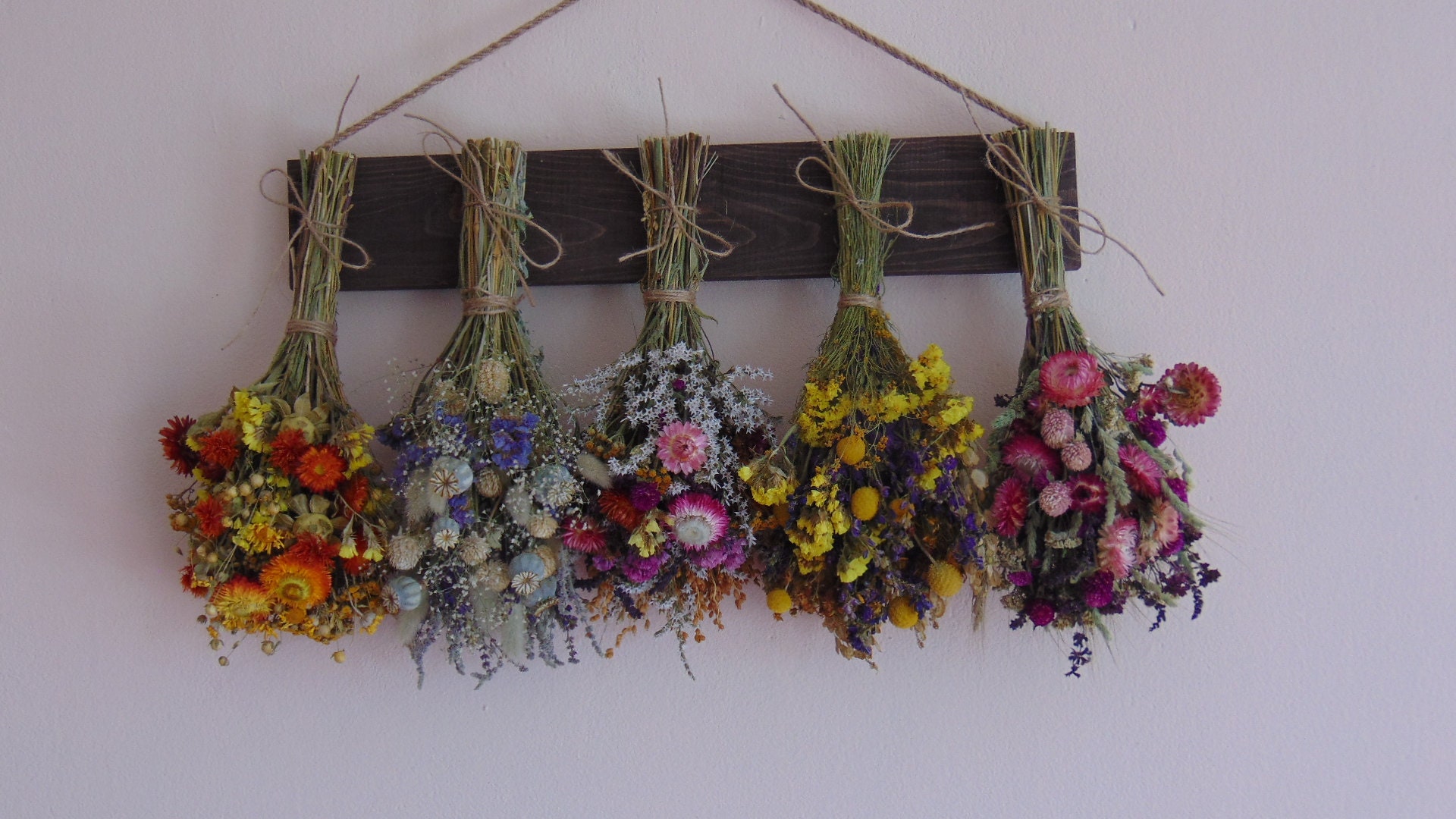 Dried Flower Rack Herb Rack Rack for Dried Flowers Country - Etsy Canada