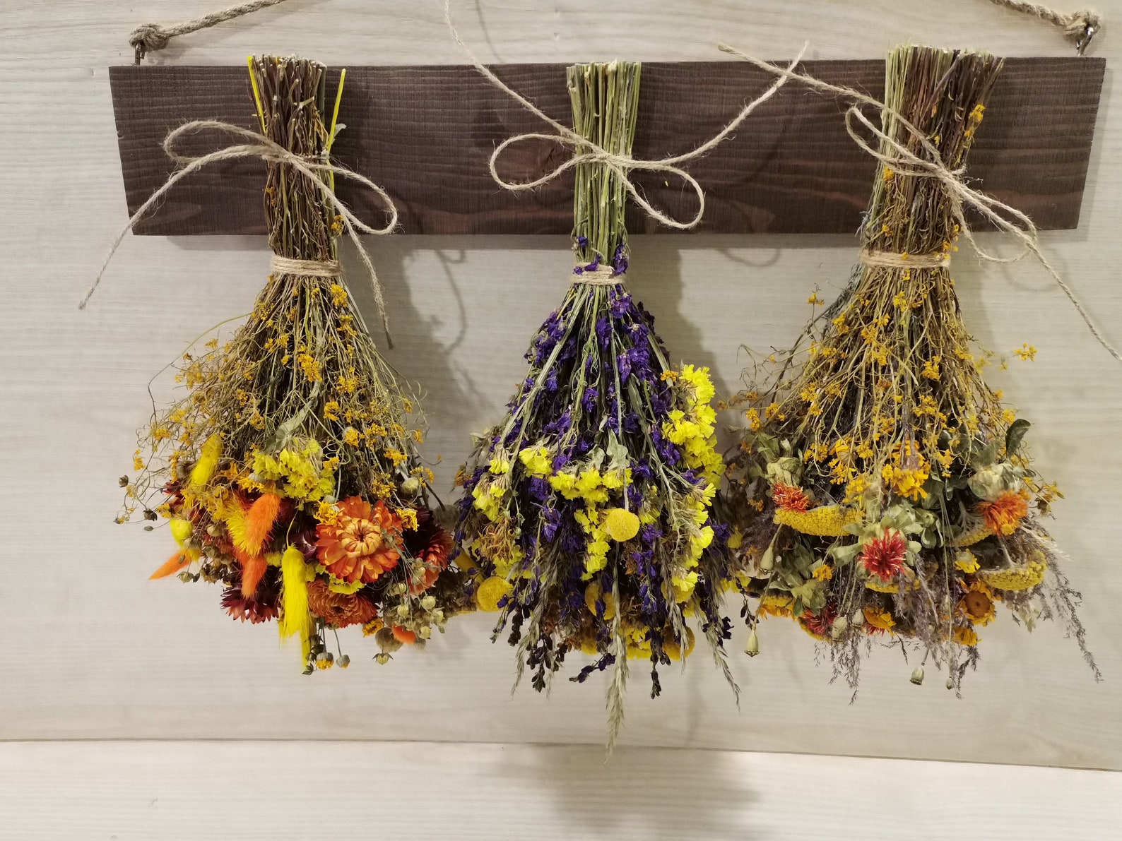 Dried Flower Rack Herb Rack Rack for Dried Flowers Country | Etsy