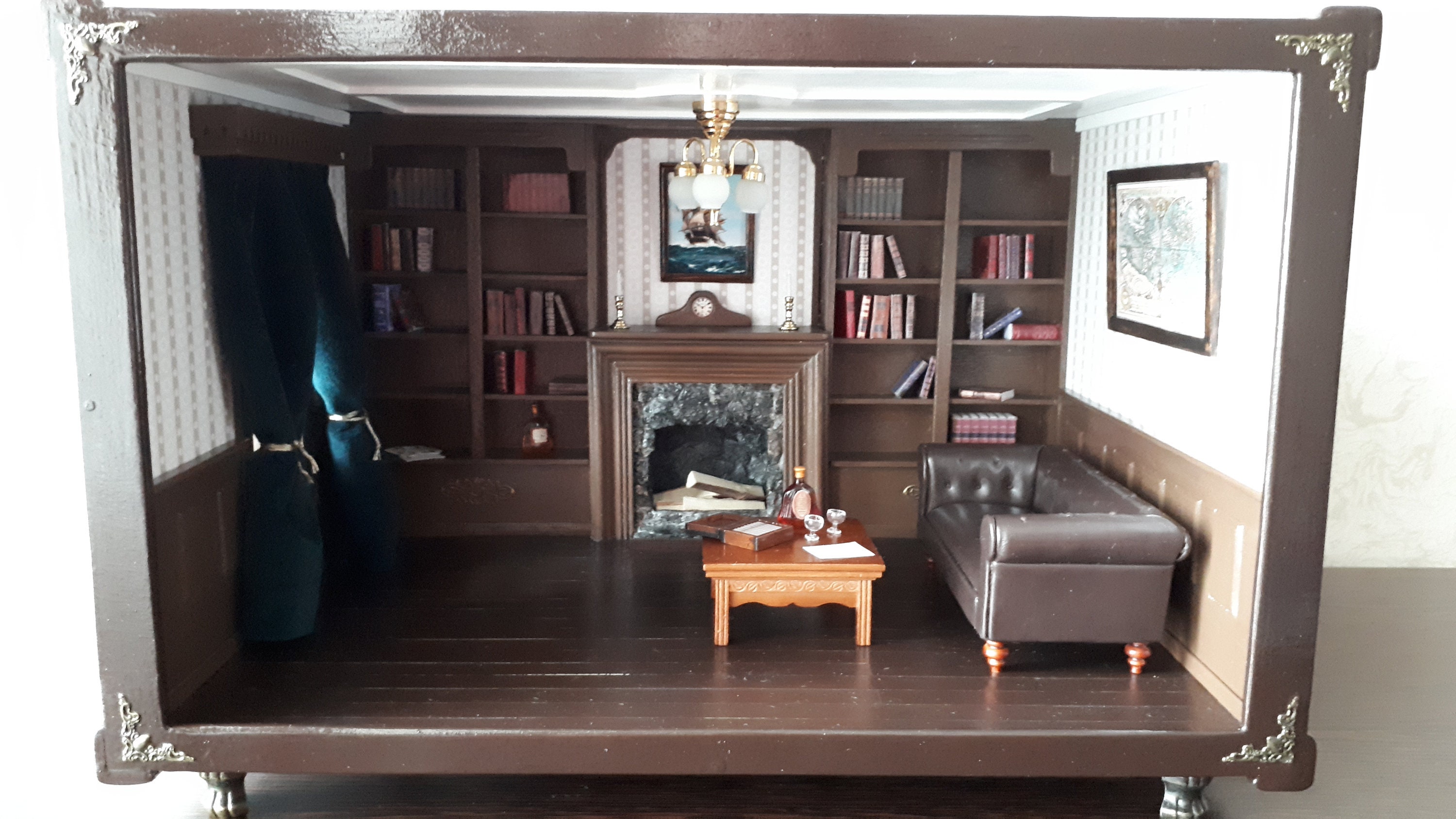 Room Box Roombox Diorama Dollhouse Roomboxes Scale 1 12 Etsy