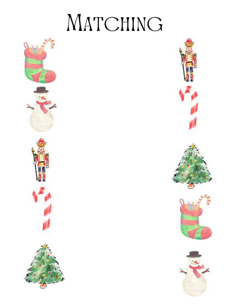 Christmas Activity Pack - Etsy