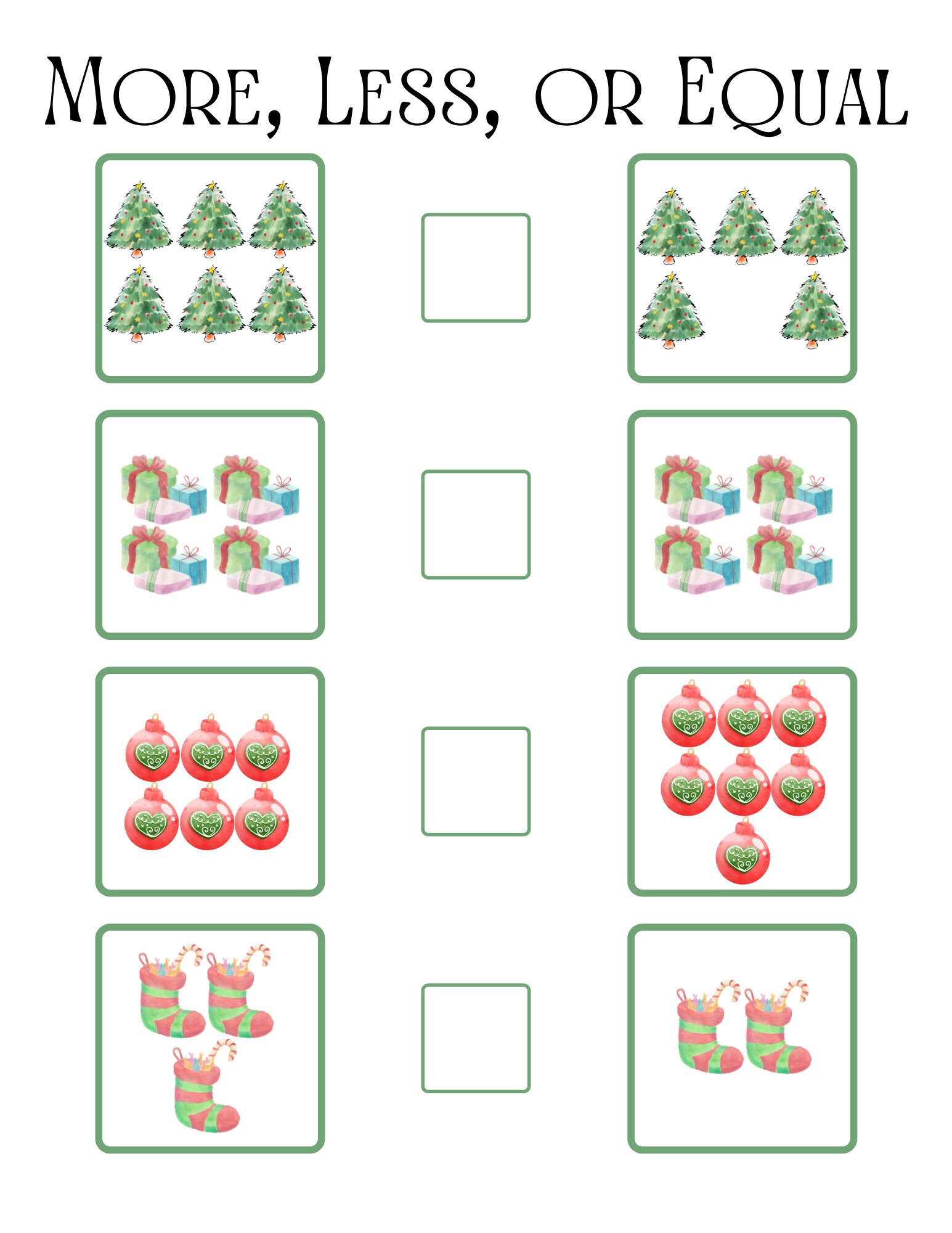 Christmas Activity Pack - Etsy