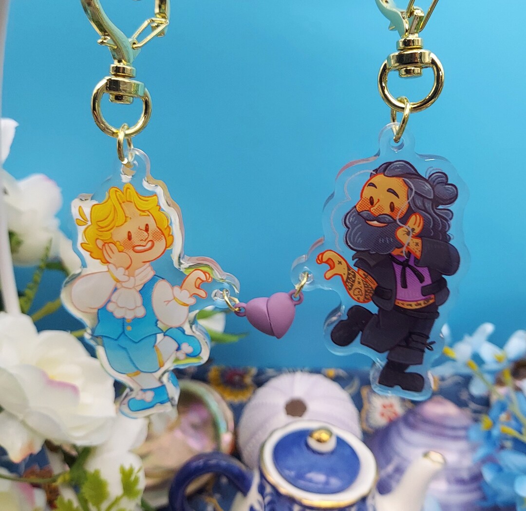 Heart Hands Keychain Pair - Etsy