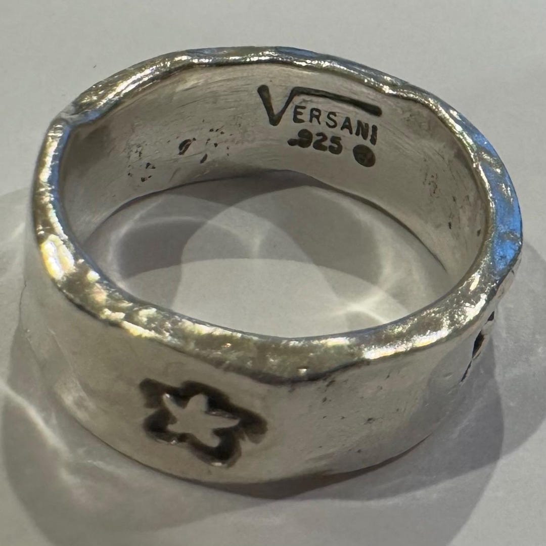 Versani Sterling Silver Band Ring Classic and Timeless Design - Etsy