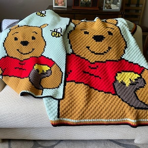 Winnie the Pooh C2C Large - Etsy