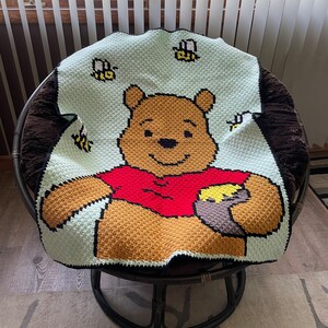 Winnie the Pooh C2C Large - Etsy