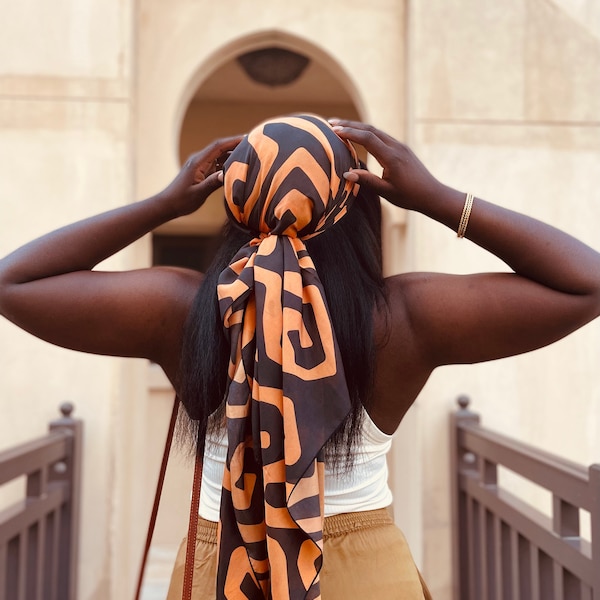 African Head Scarf - Etsy