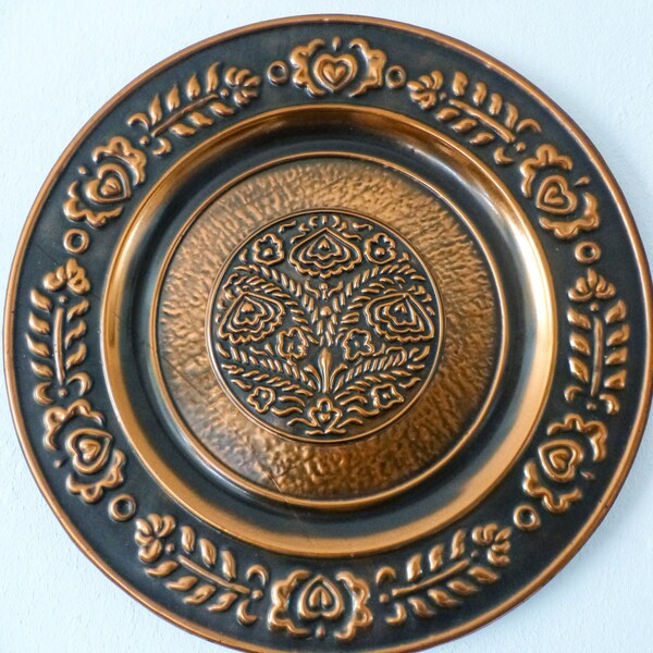 Vintage Copper Plate - Etsy