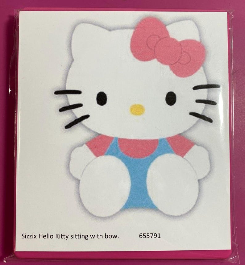 Sizzix Hello Kitty Dies - Etsy