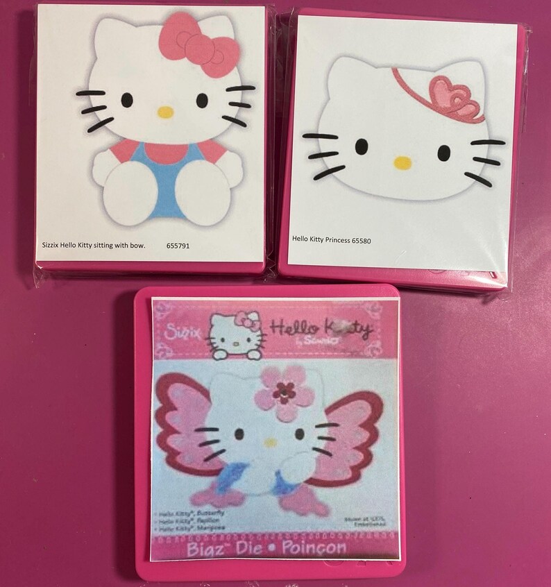 Sizzix Hello Kitty Dies - Etsy