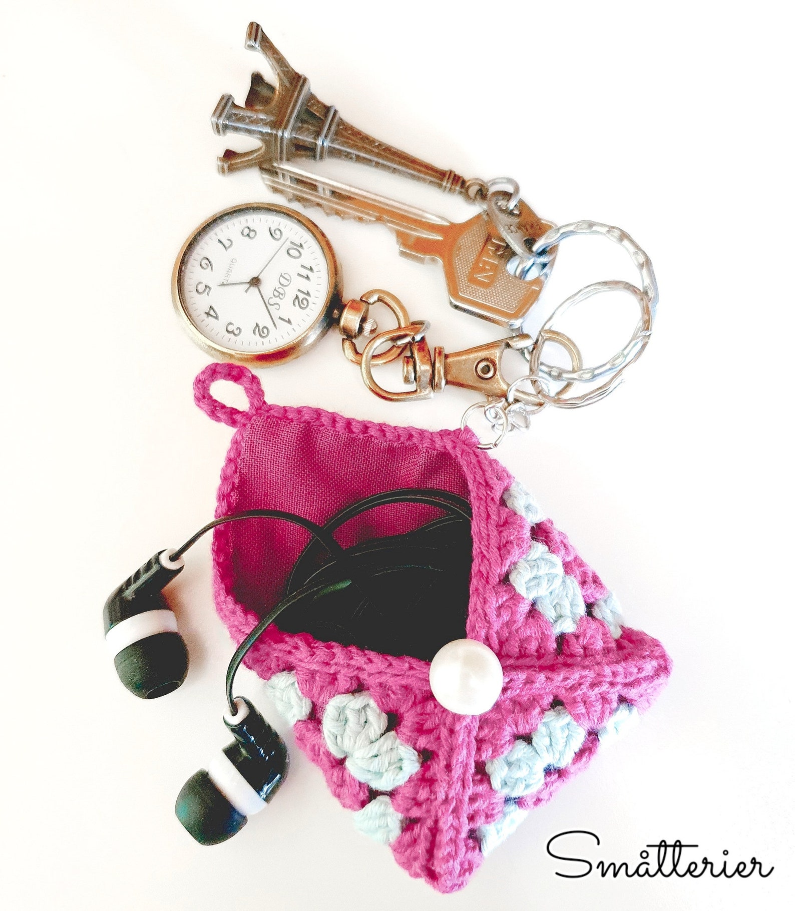 PATTERN: Granny Square Pocket. Crochet, Krose, Hekle, Virka, Haken ...