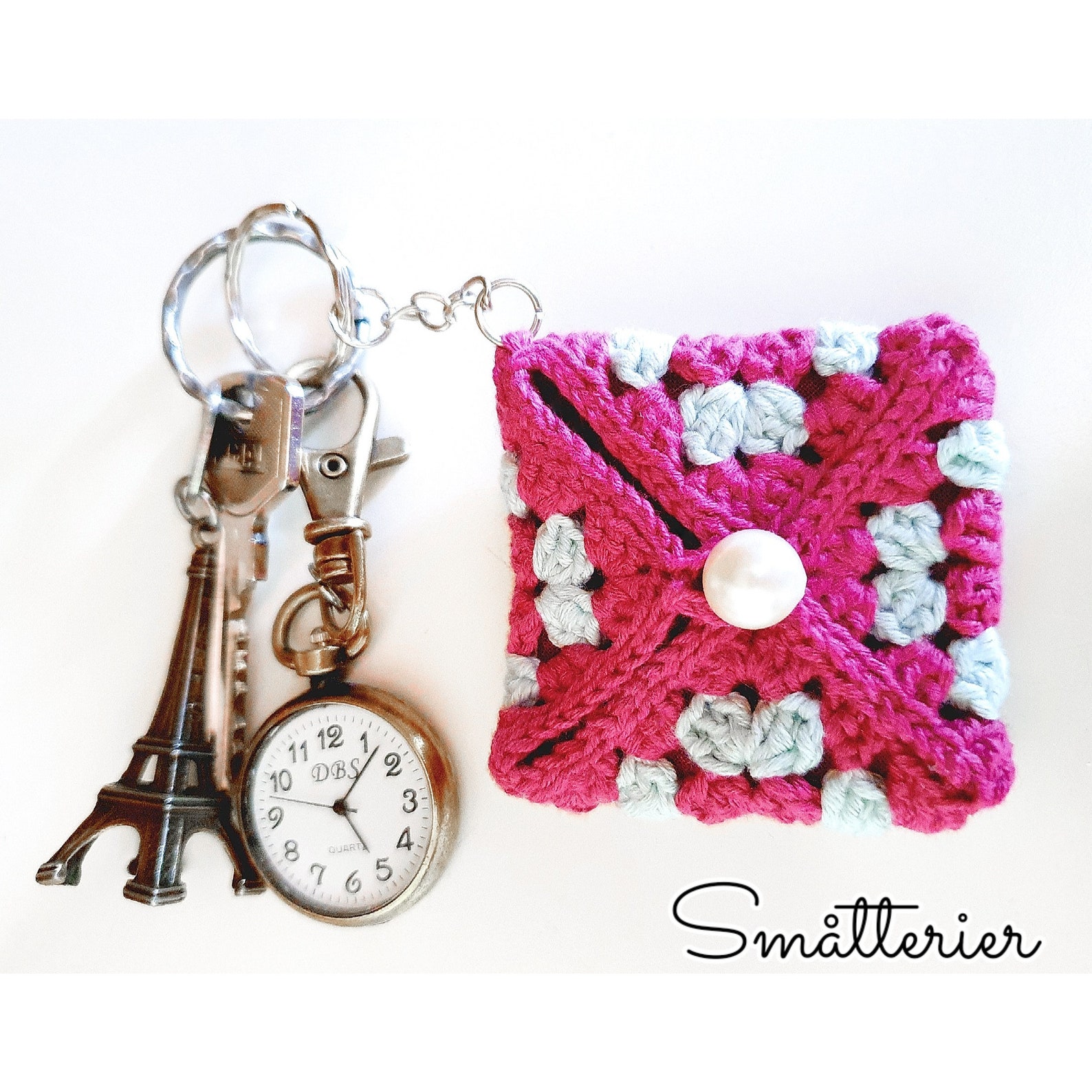 PATTERN: Granny Square Pocket. Crochet, Krose, Hekle, Virka, Haken ...