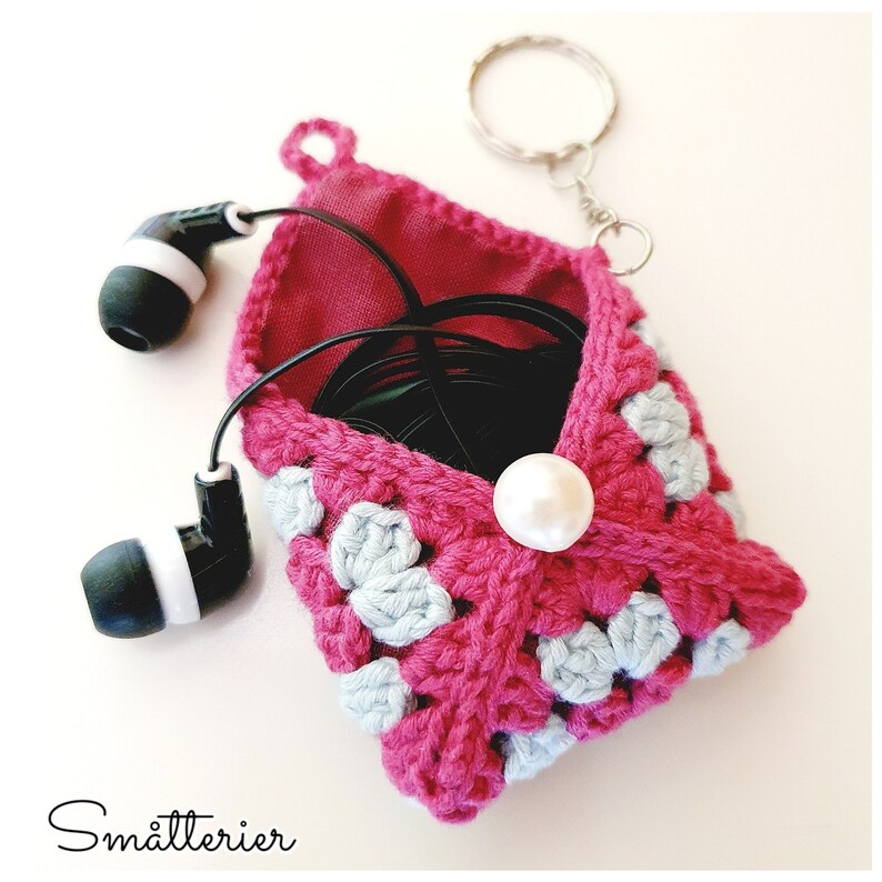 PATTERN: Granny Square Pocket. Crochet, Krose, Hekle, Virka, Haken ...