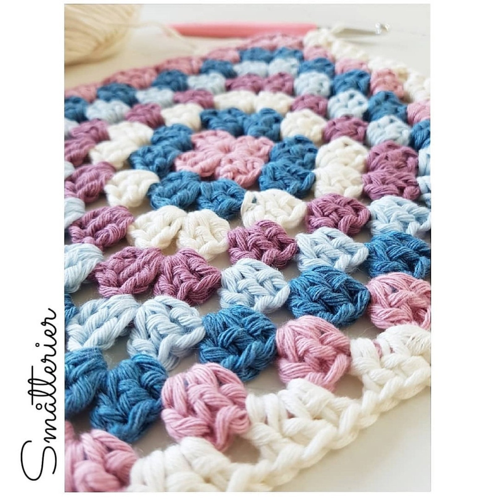 PATTERN: Granny Square Wash Cloth ~ Crochet, Hekle, Virka, Tejer ...