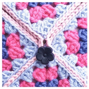 PATTERN: Granny Square Pocket. Crochet, Krose, Hekle, Virka, Haken ...