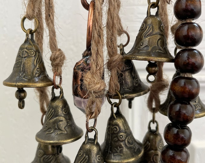 Traditional Witch Bells With Hares and Birds - Etsy