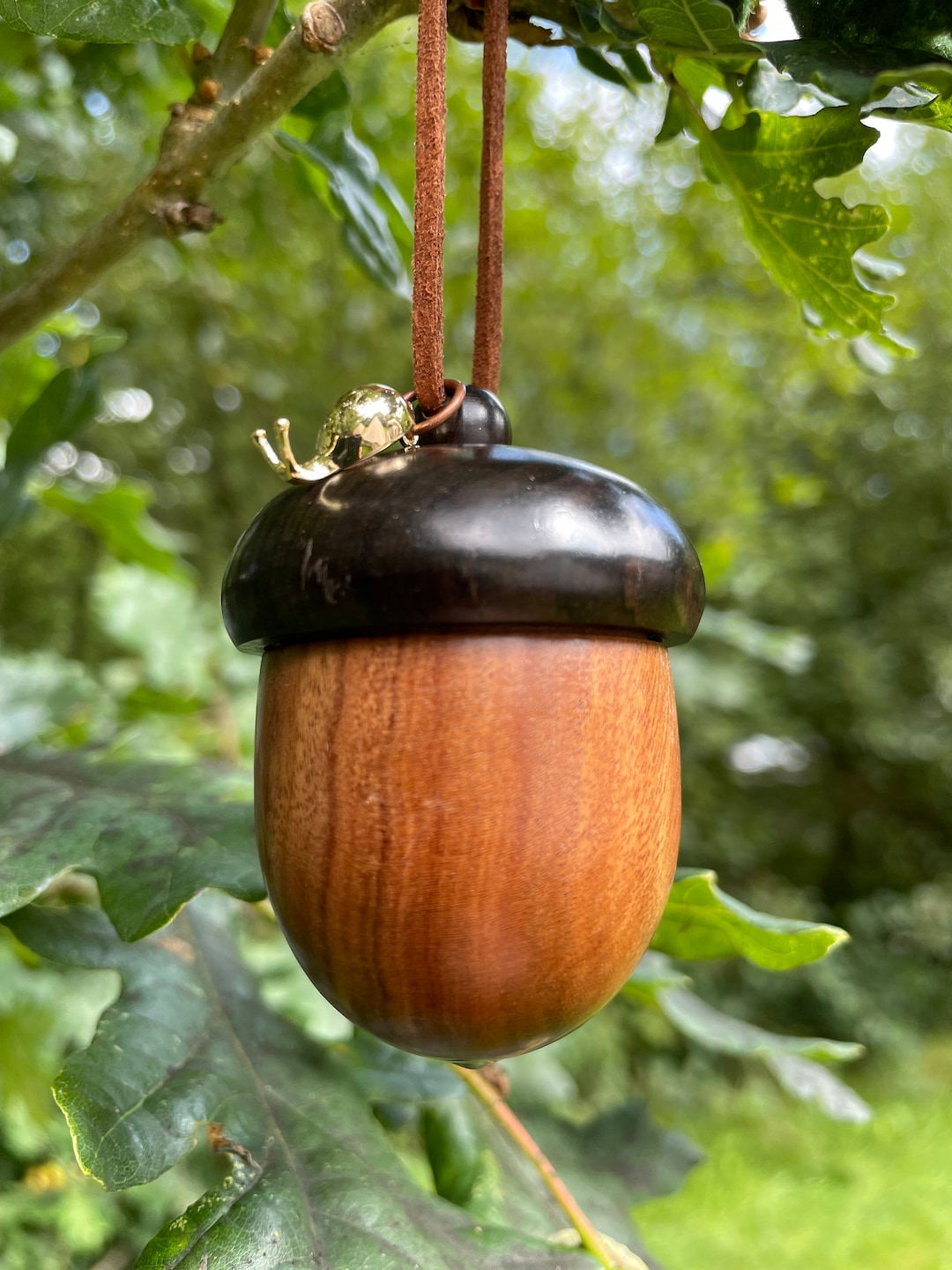 Large Wooden Acorn Container With Screw Top Cap - Etsy