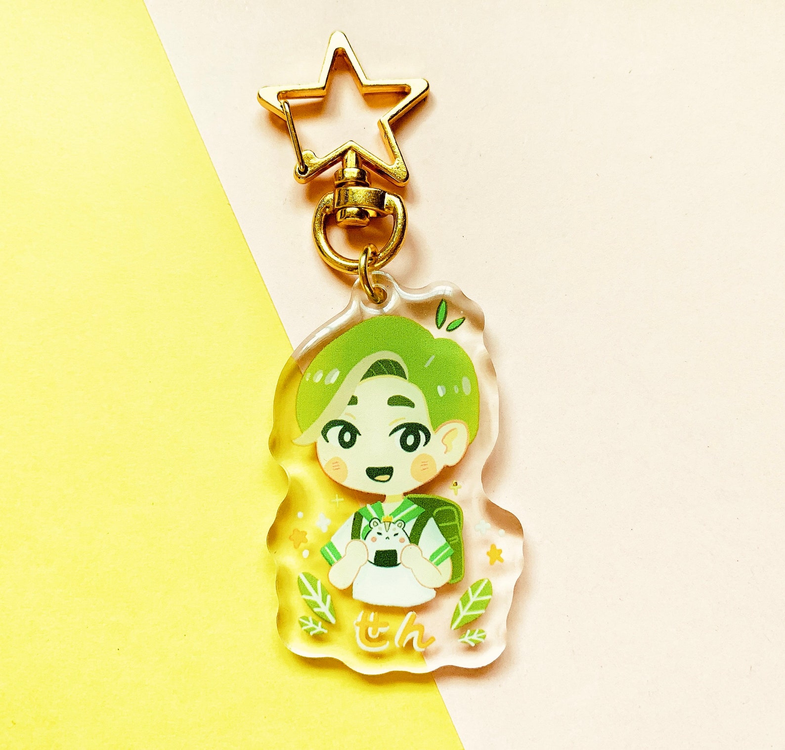 Chibi Matcha Japanese School Boy Sen and ONI Epoxy Acrylic - Etsy