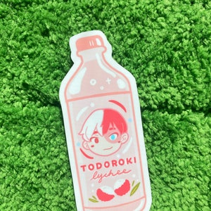 My Hero Energy Drink Todoroki Lychee - Etsy