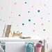 Dots BIG & Dots Small // Hand Drawn Dot Decals // Polka Dot Wall Decor ...