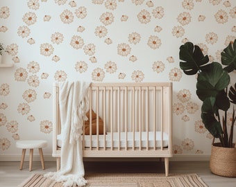 Rose Flower Wall Decals // Boho Girl's Room Decor - Etsy