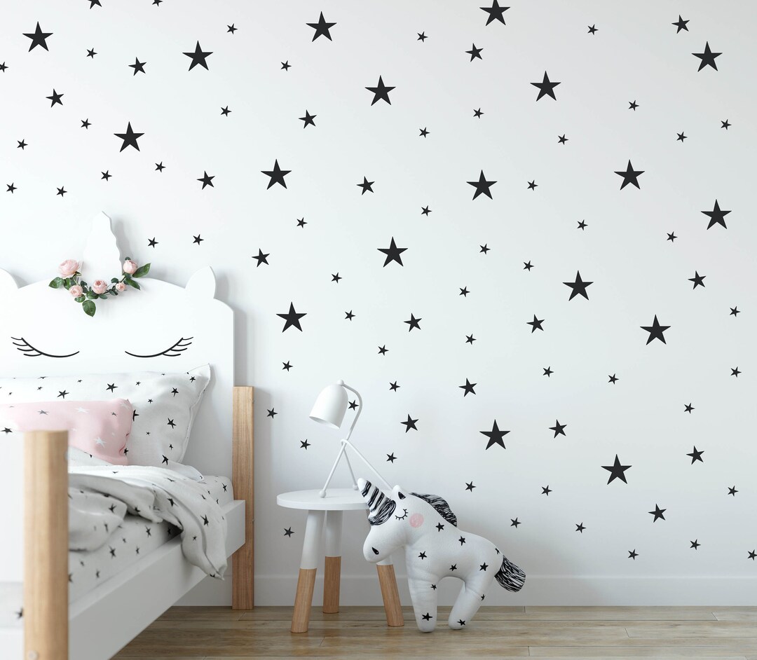 Assorted Star Wall Decals // Outer Space Wall Decals / Star Decals for ...
