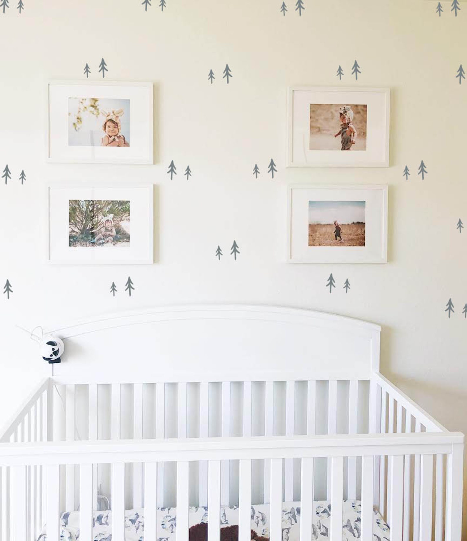 All the Small Trees // Tree Wall Decal / Forest Nursery Decor - Etsy